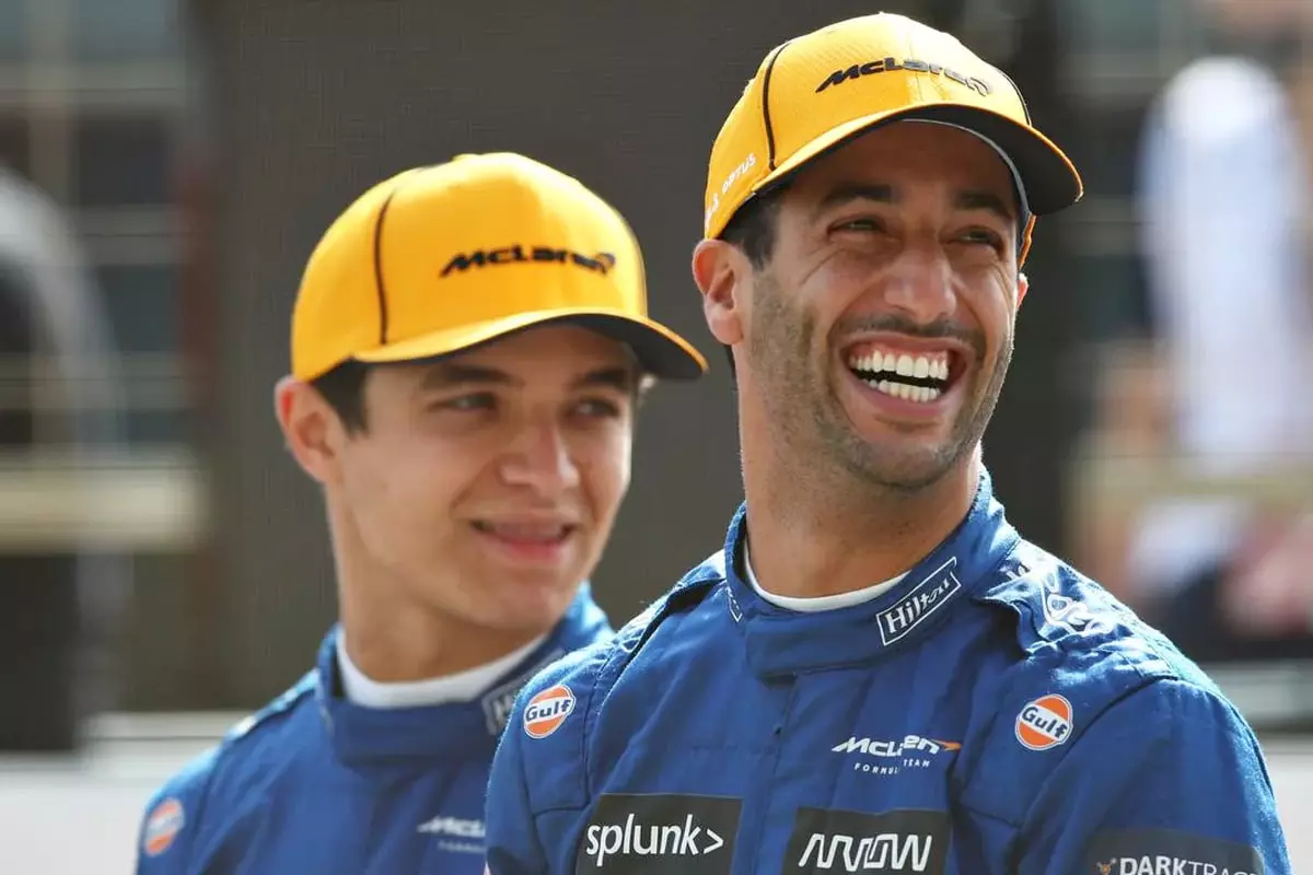 Daniel Ricciardo lando morris