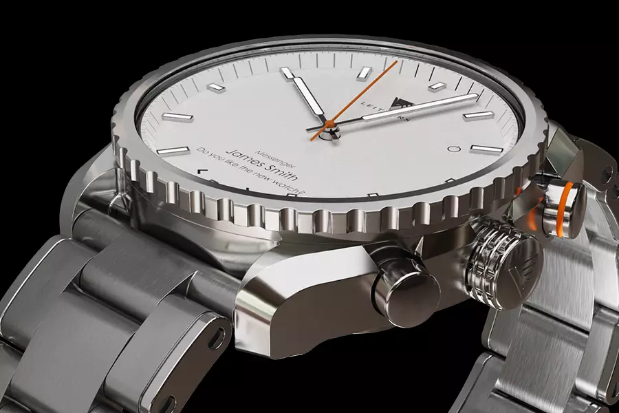 Leitners 'Hybrid Smartwatch sprëtzen mechanesch Design mat Smart Funktionalitéit 10488_1