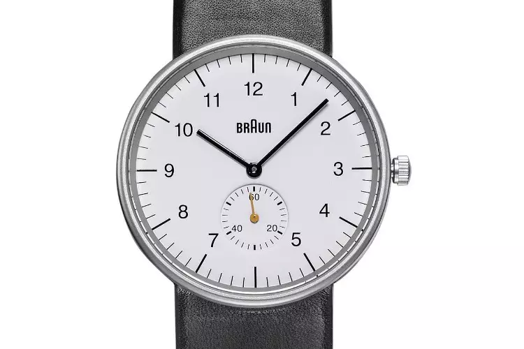 白色鐘錶 braun 男士 bn0024whbkg 經典模擬