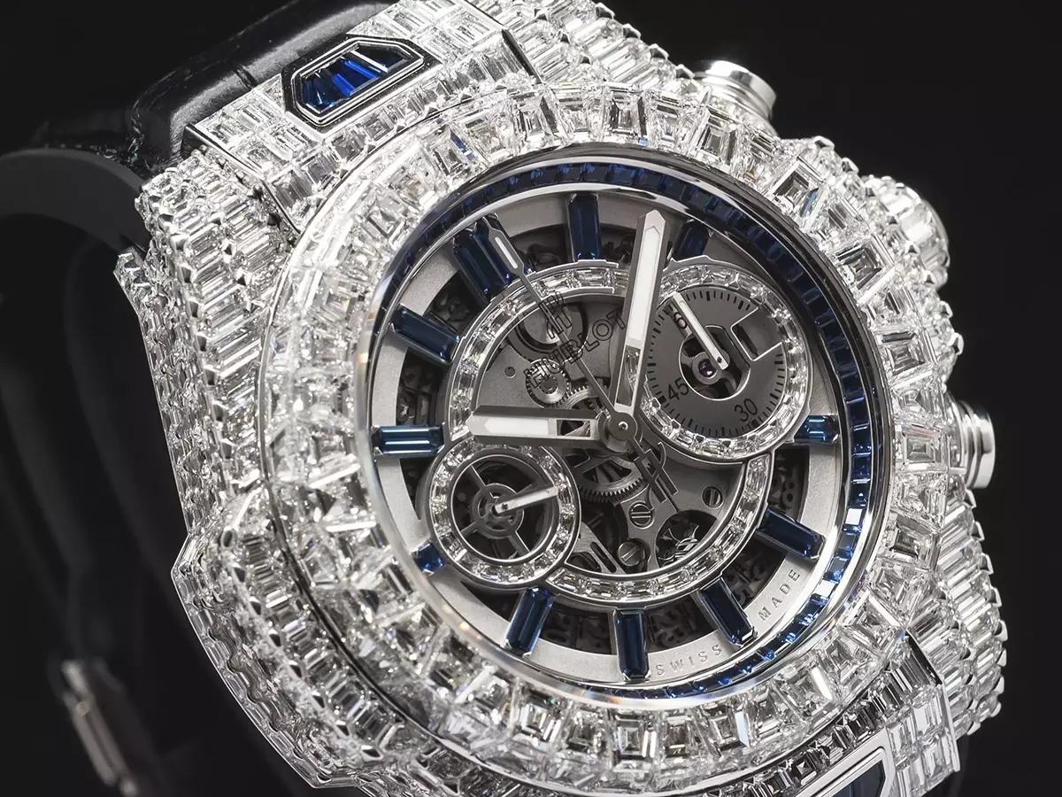 floyd mayweathers 1,1 million diamond encrusted hublot