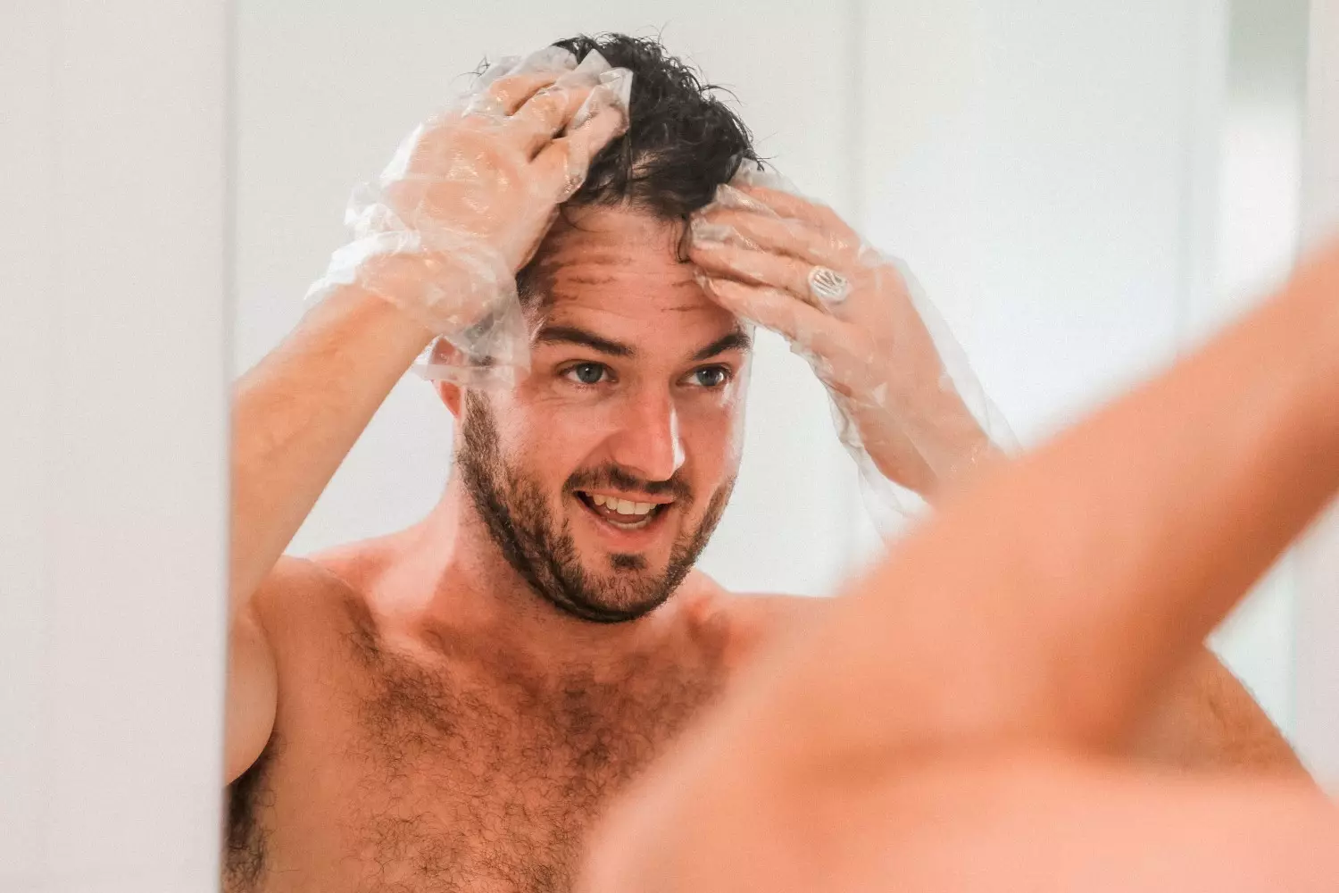 hårfargebruk med hår for menn