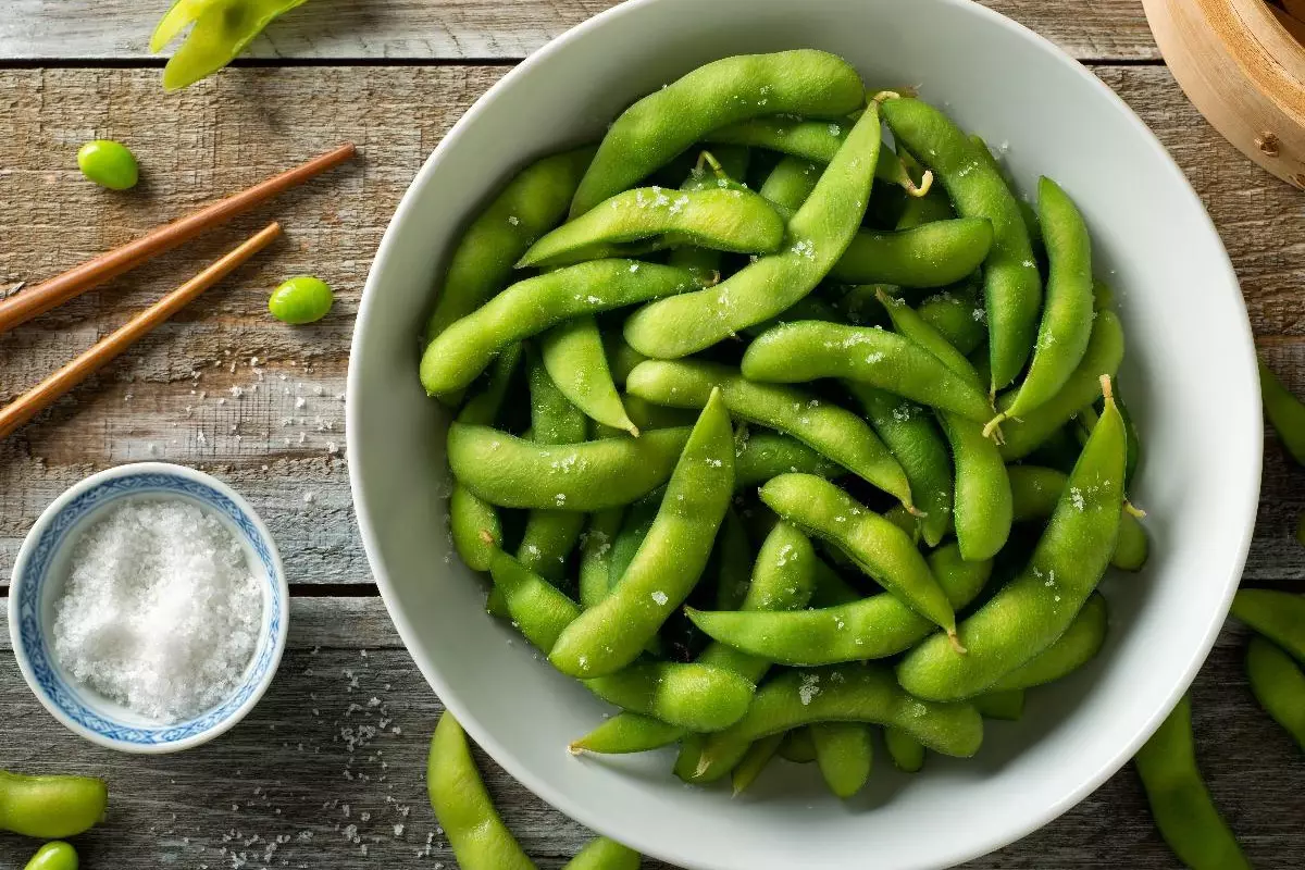 Ibyokurya byiza bya poroteyine nziza kuri Go Edamame