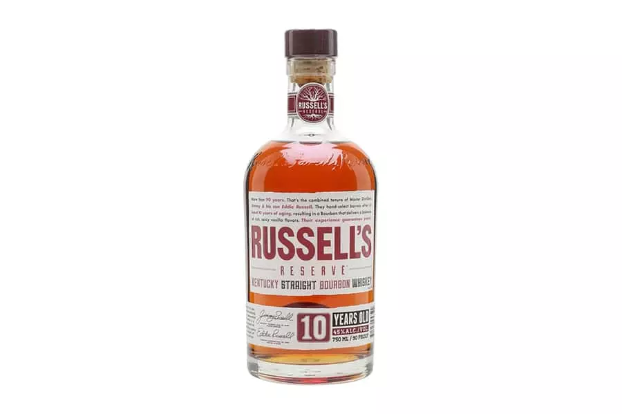 Το αποθεματικό russell's 10ετές καλύτερο ουίσκι μπέρμπον