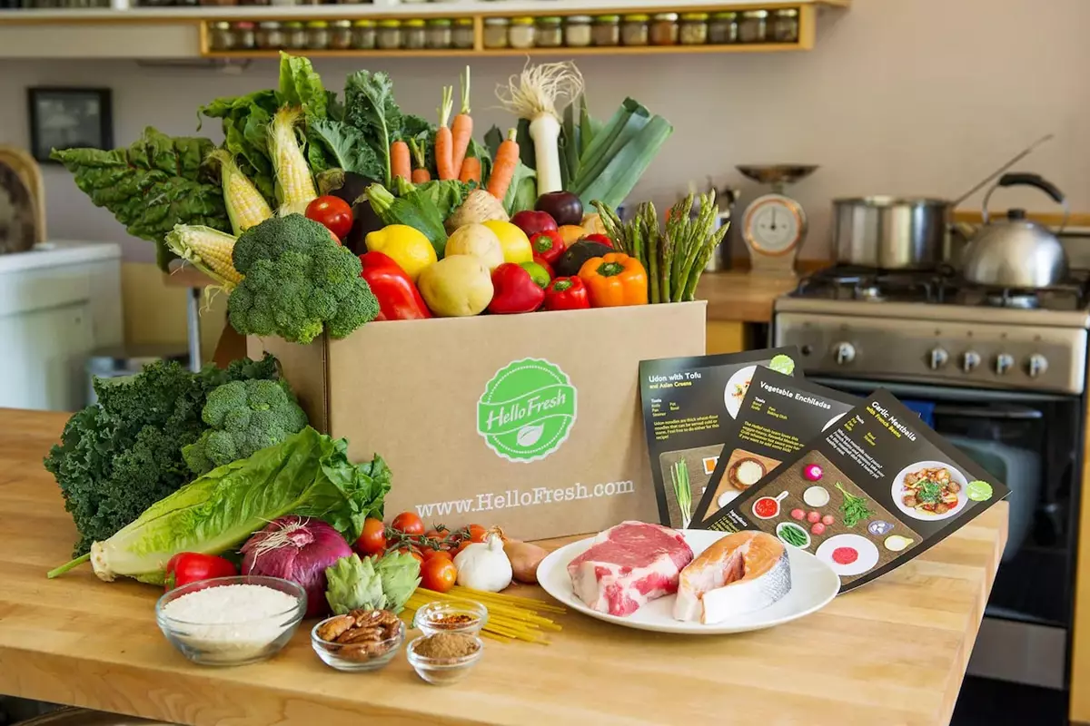 hellofresh توردىكى يېمەكلىكلەرنى يەتكۈزۈش بولىقى