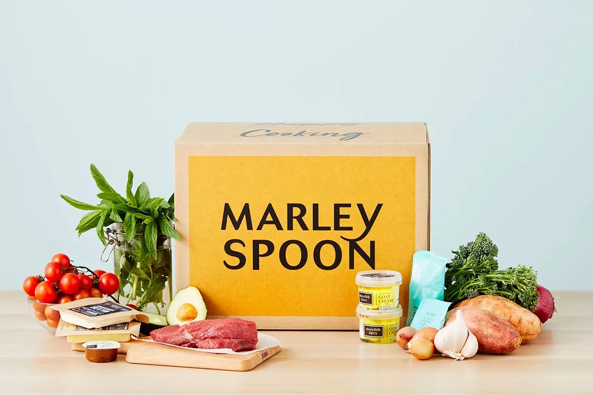 marleyspoon afhendingarpakki fyrir matvöru á netinu