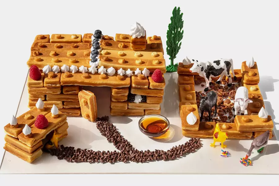 Building Brick Waffle ဒီဇိုင်း