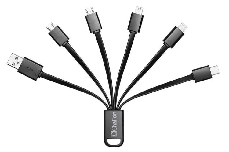 6 i 1 usb ladekabel