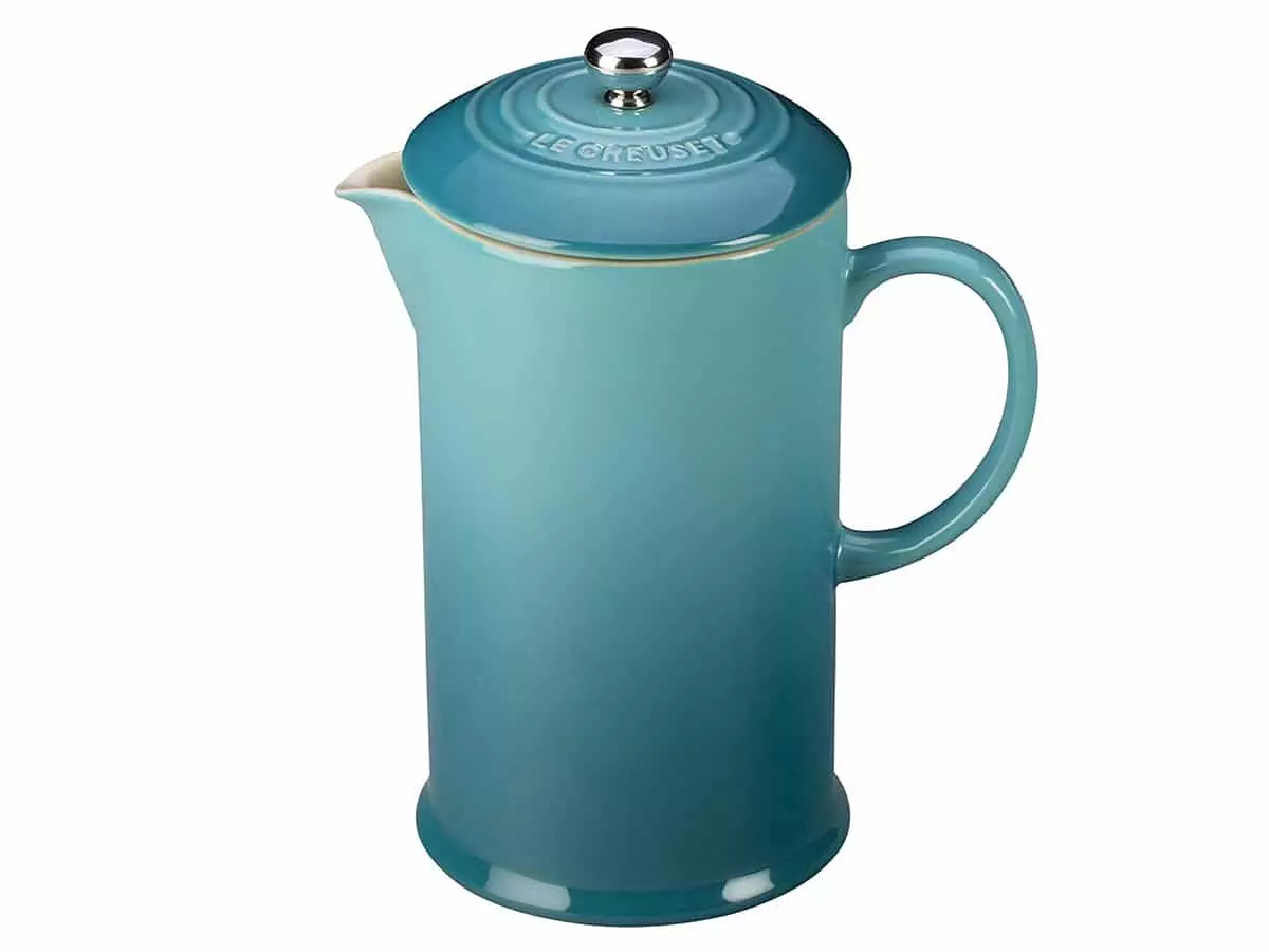 french press coffeemaker le creuset stoneware french press