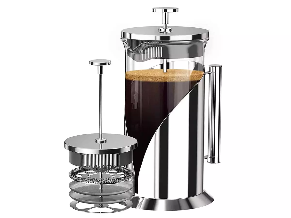 french press coffeemaker cafe du chateau