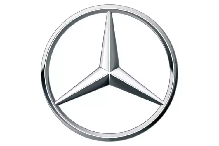 ulduzlu mercedes-benz avtomobil emblemi