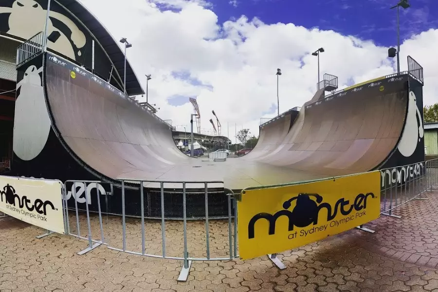 Monster skatepark ao amin'ny park olympic sydney