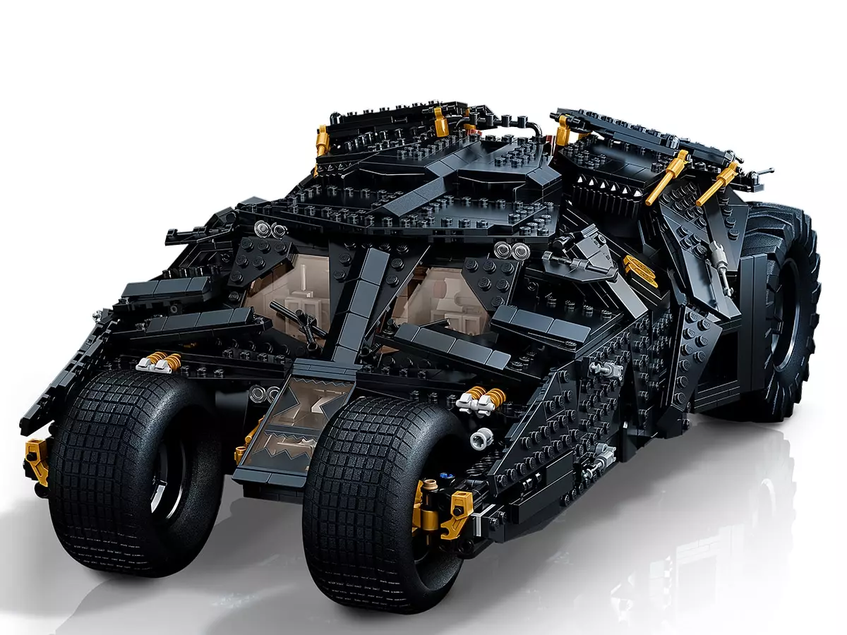 כוס לגו dc batman batmobile