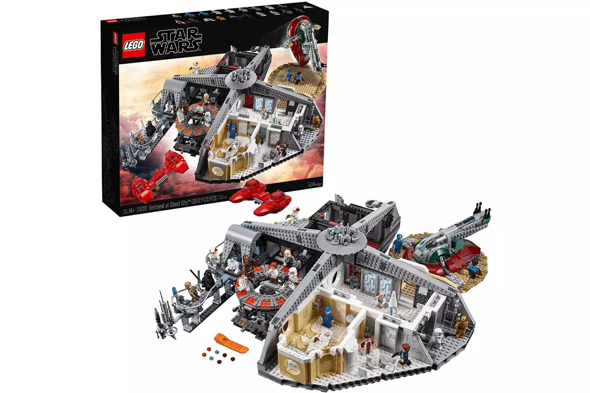 Lego star wars el imperio contraataca la traición en cloud city 75222 kit de construcción nuevo 2020 2812 piezas