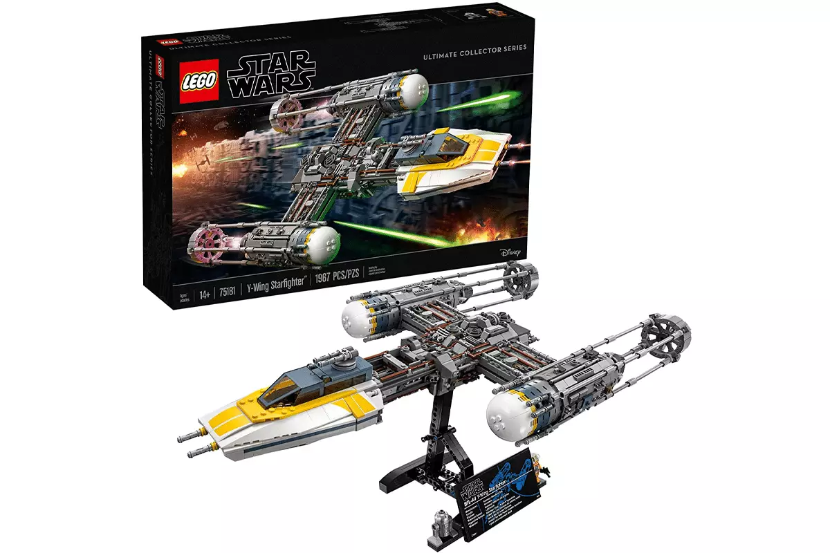 Lego hnub qub Wars y tis starfighter 75181