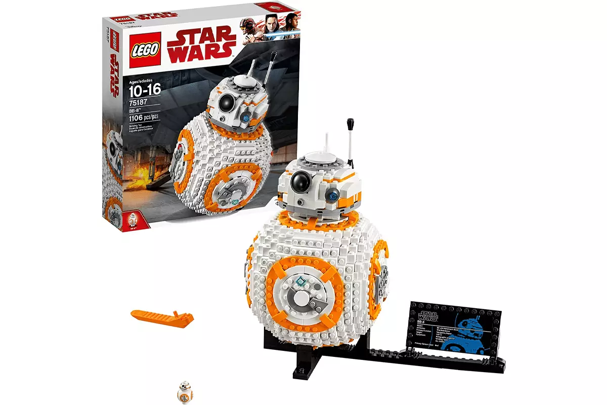 Lego Star Wars viii bb 8 75187 tsev khoom siv 1106 daim