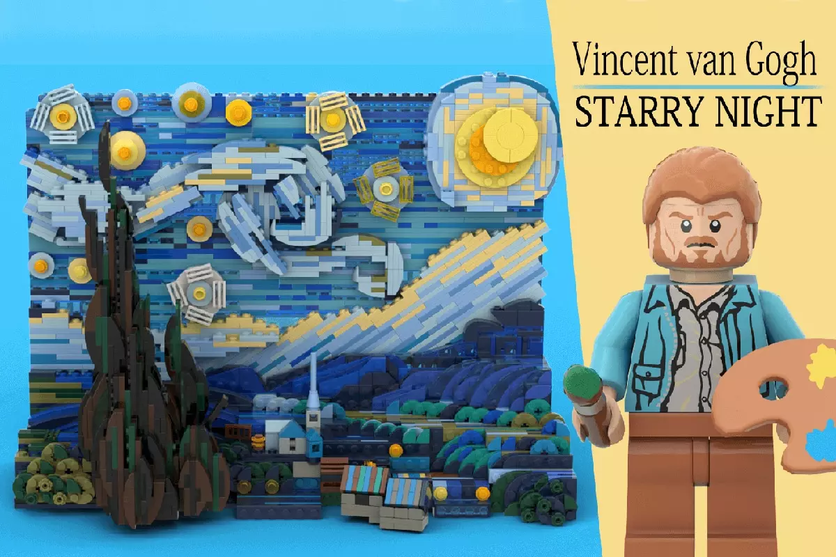 LEGO Starry Night er et mesterverk på 1552 blokker 1433_2