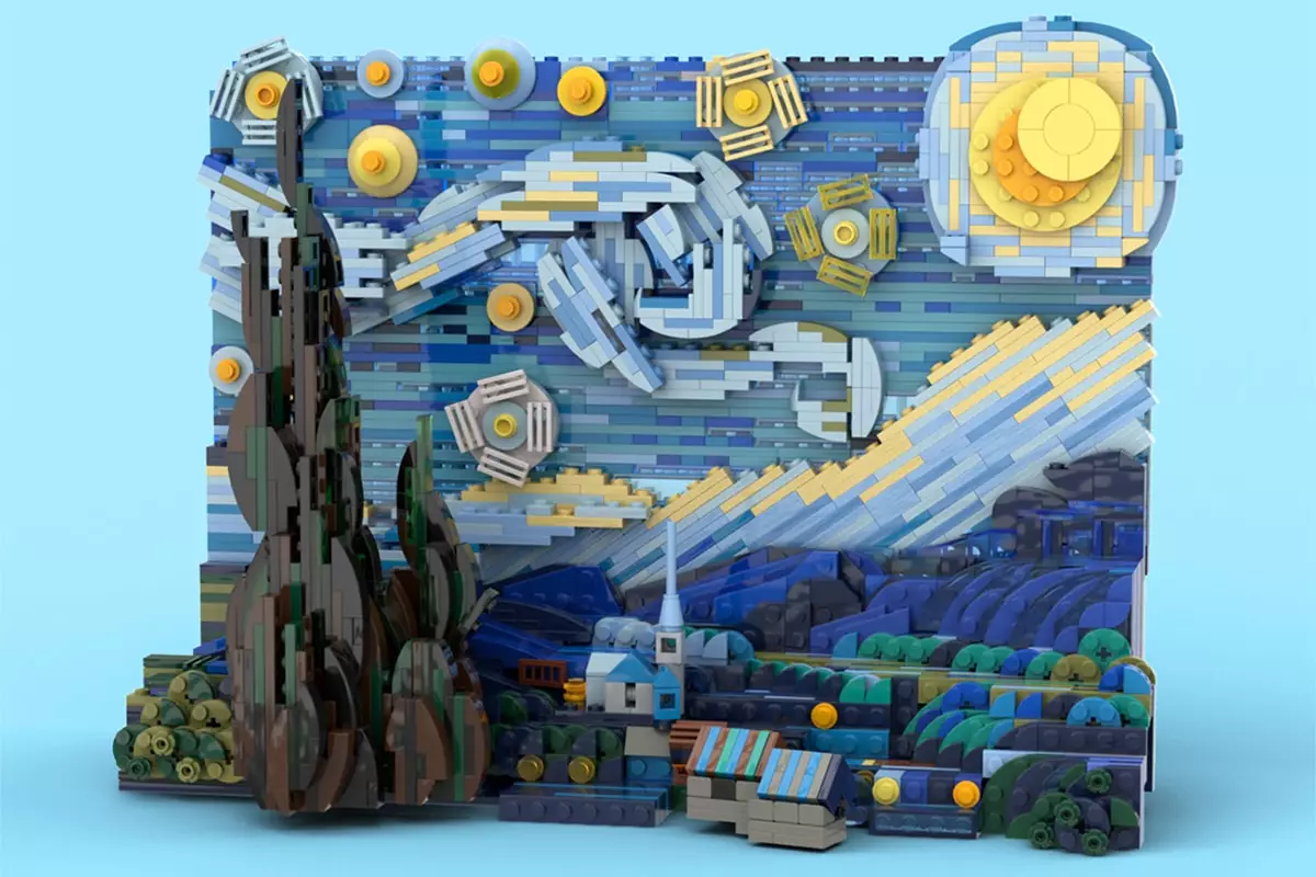 LEGO Starry Night er et mesterverk på 1552 blokker 1433_3