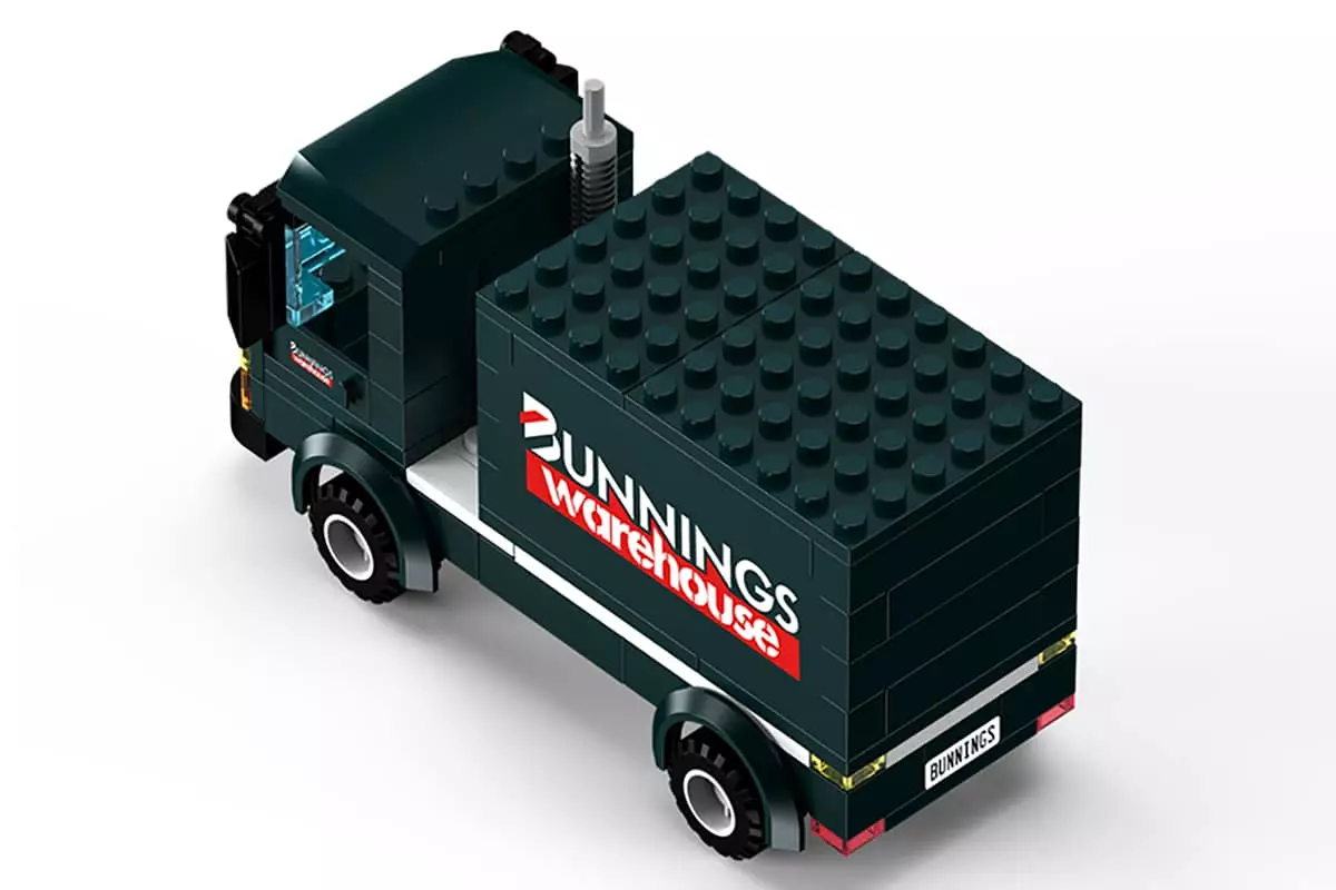 Bunnings LEGO Truck top