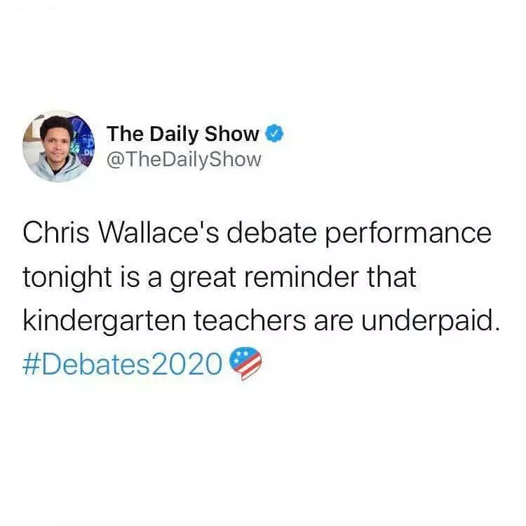 Tweet iz The Daily Show