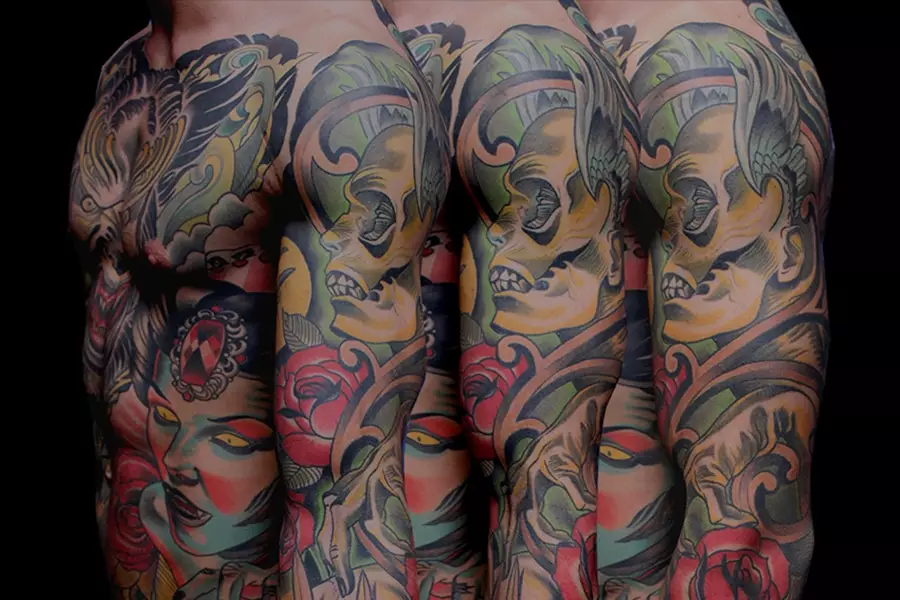 djävulens bläck tatuering människokroppen