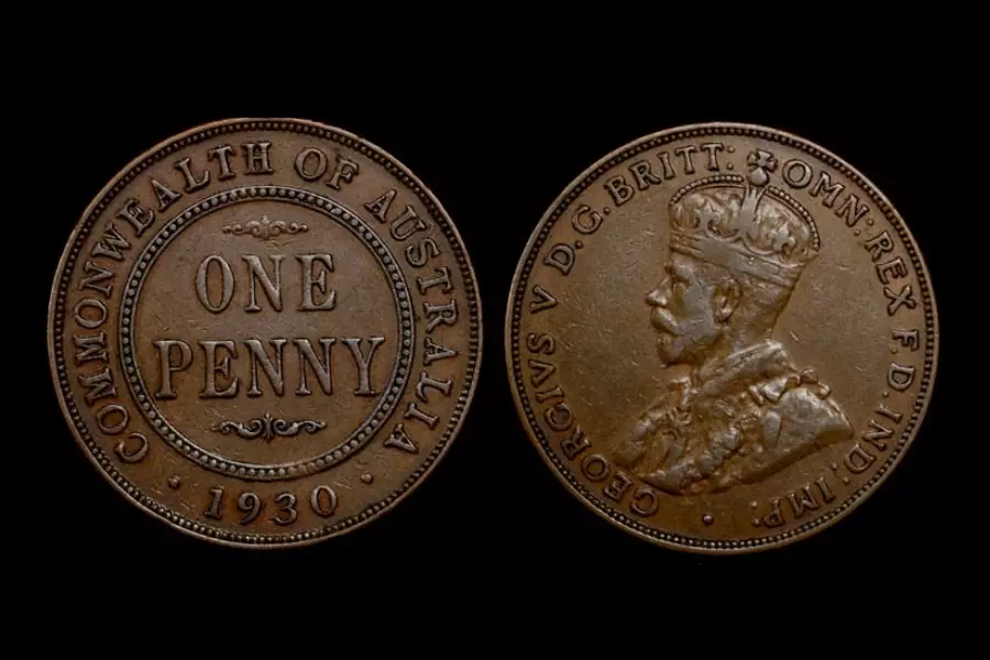 Mees leiab 1930. aasta Austraalia penni, mille väärtus on umbes 28 000 dollarit 1611_1