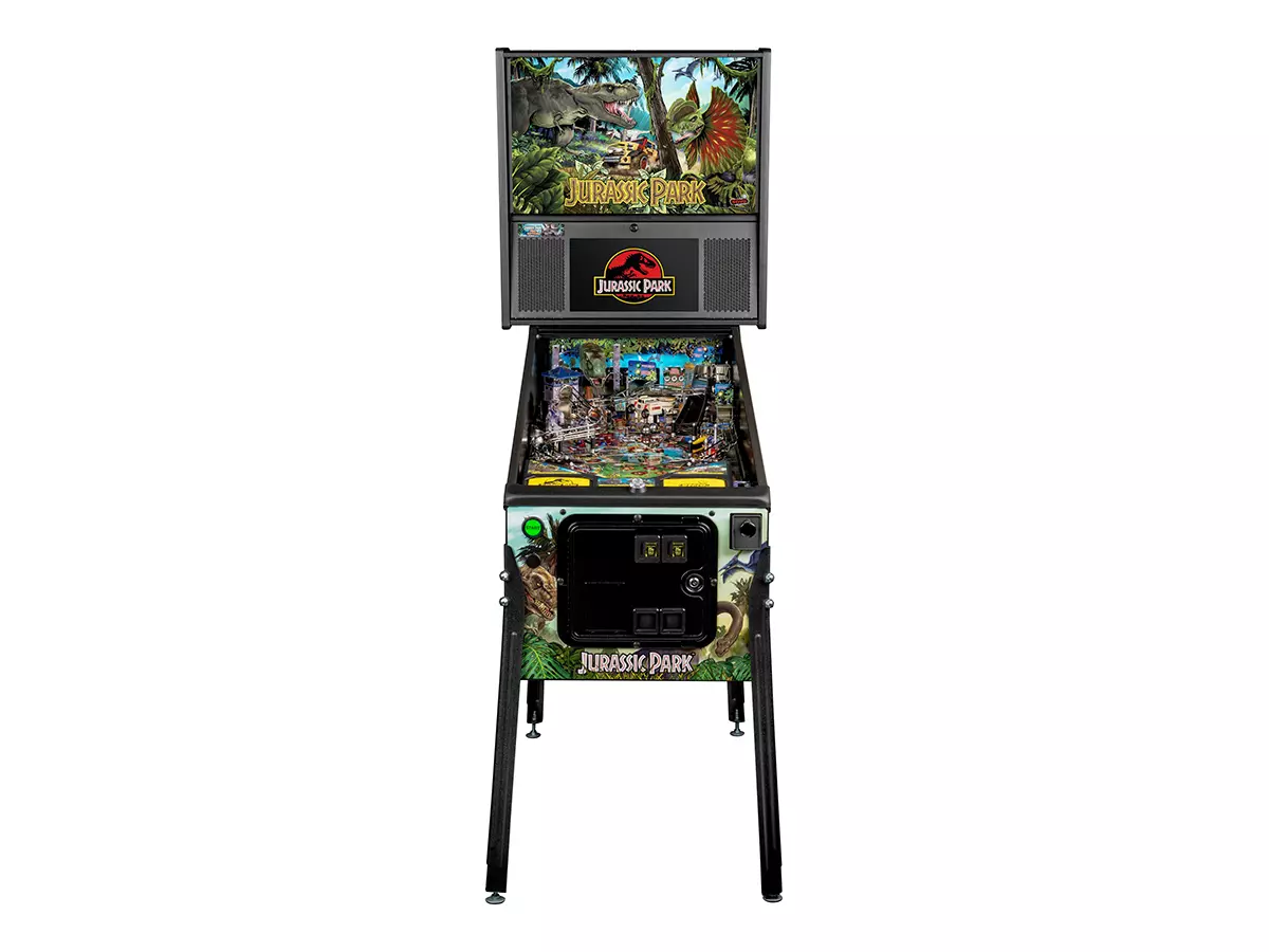 Stern jurassic park pinball machine atubangan