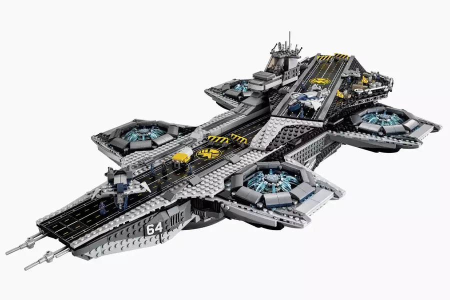 Meilleurs ensembles Lego pour adultes - LEGO Super Heroes L'héliporteur du SHIELD 76042