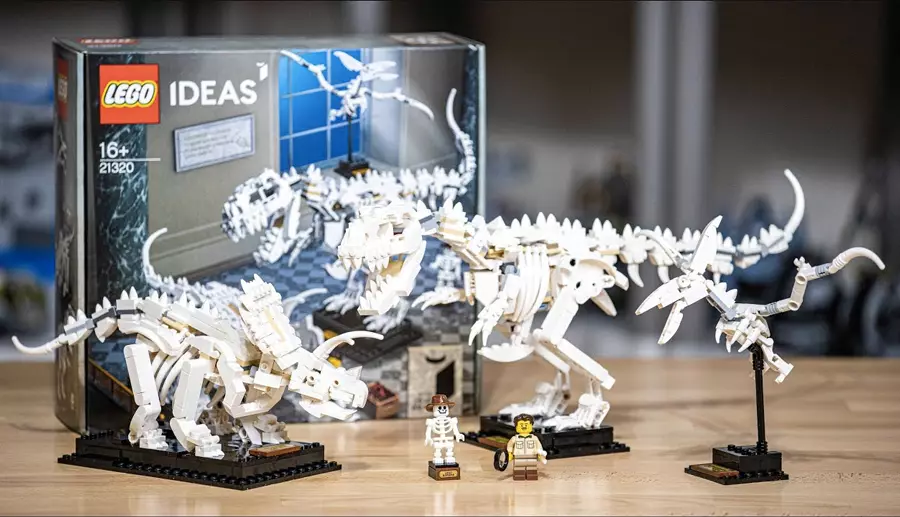 L-Aħjar Settijiet Lego Għall-Adulti - Ideat Lego Fossili Dinosaur 21320