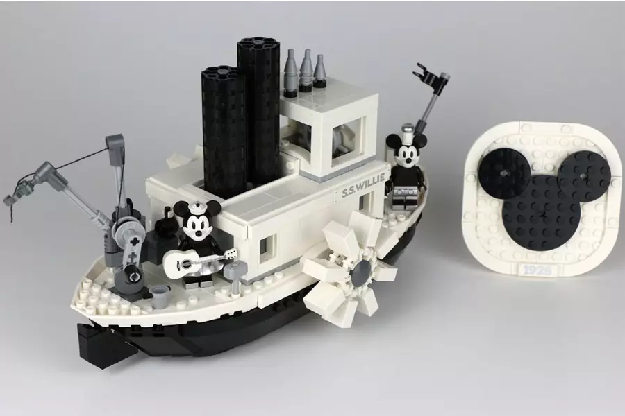 Meilleurs ensembles Lego pour adultes - LEGO Ideas Steamboat Willie 21317