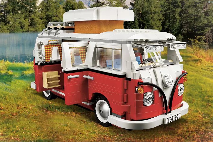 Лепшыя наборы Lego для дарослых - Volkswagen T1 Camper Van 10220