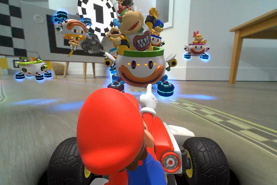 Mario Kart vožnja uživo