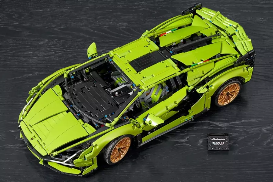 LEGO ቴክኒክ Lamborghini sian ሞዴል