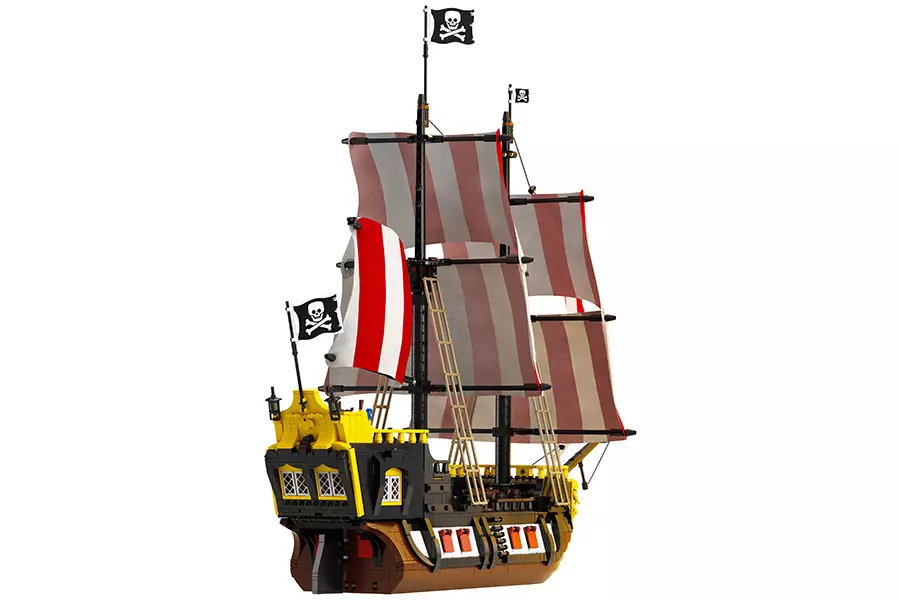 Lego Pirates yeBarracuda kumashure