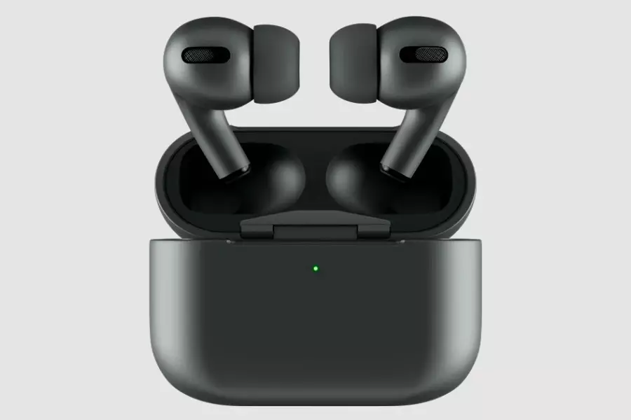 Black Apple AirPods ו-AirPods Pros