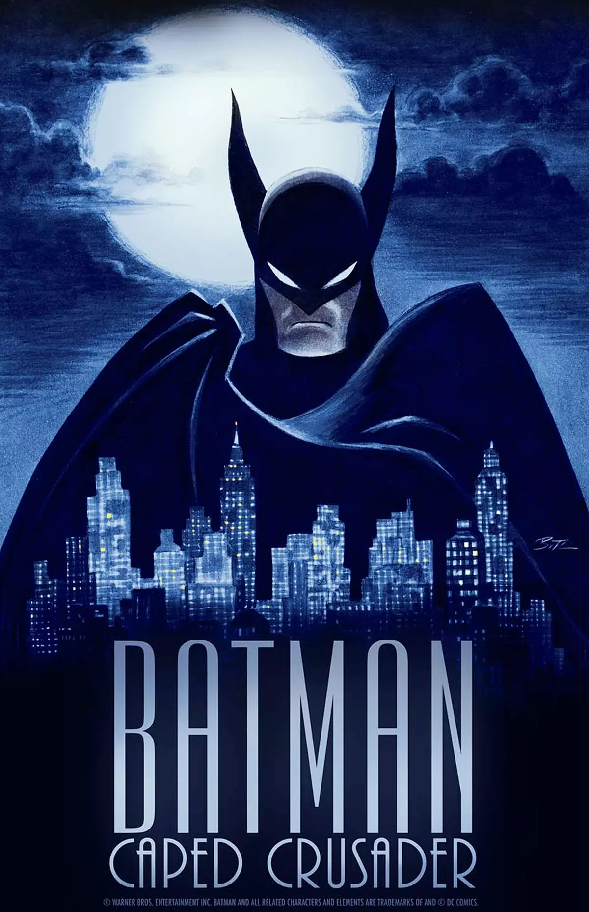 Плакат крыжакоў у плашчы Бэтмена