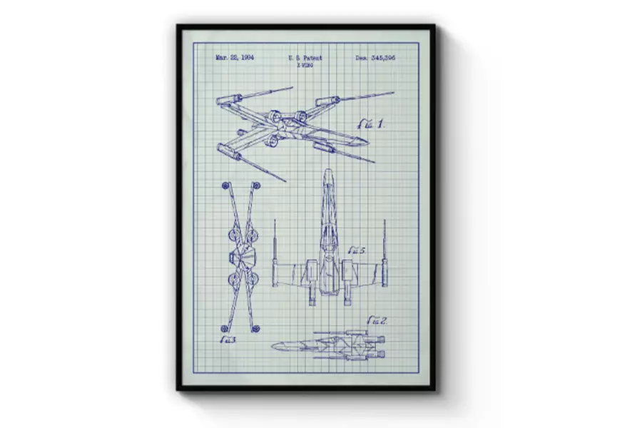 Зоряні війни X-Wing Fighter Blueprint