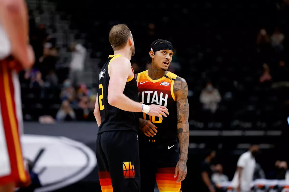 Joe ingles jordan clarkson jeff swinger credit nbae pinaagi sa getty images