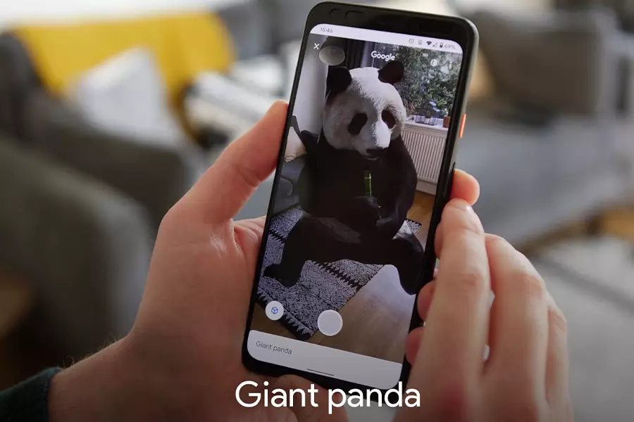GOOGLE 3D ANIMALS - Вялікая Панда