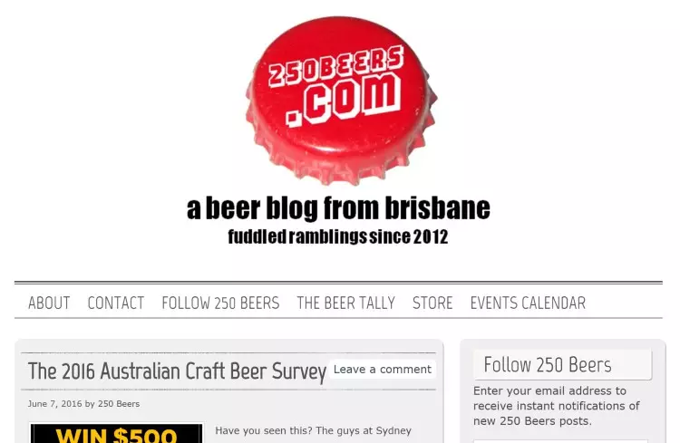 250 beers bar blog