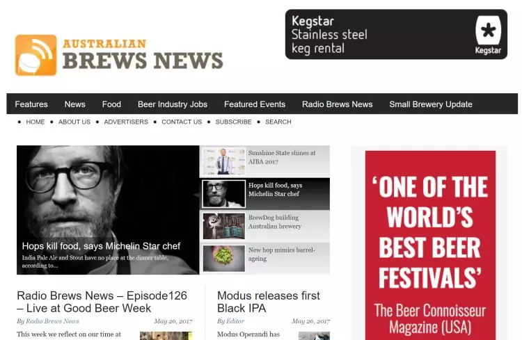 tin tức về bia Úc