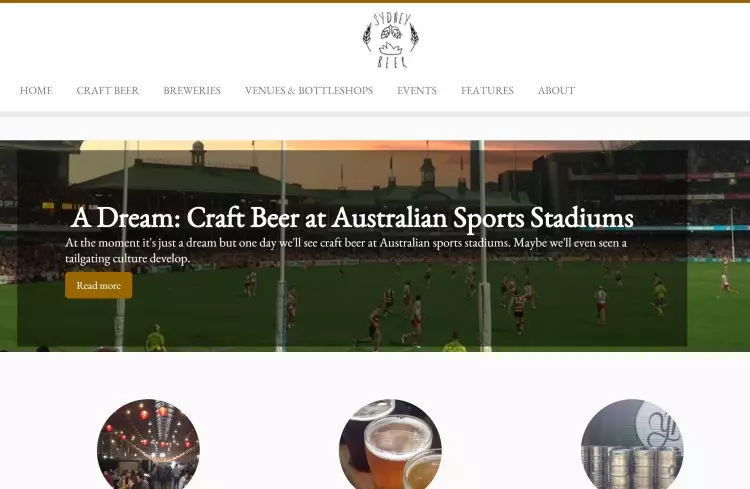 Блог за пиво бар во Сиднеј