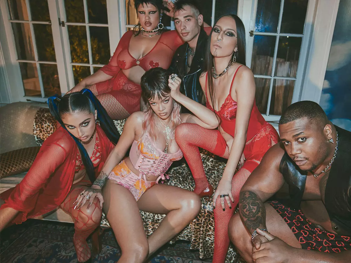 Savage x fenty valentines day collection campaign