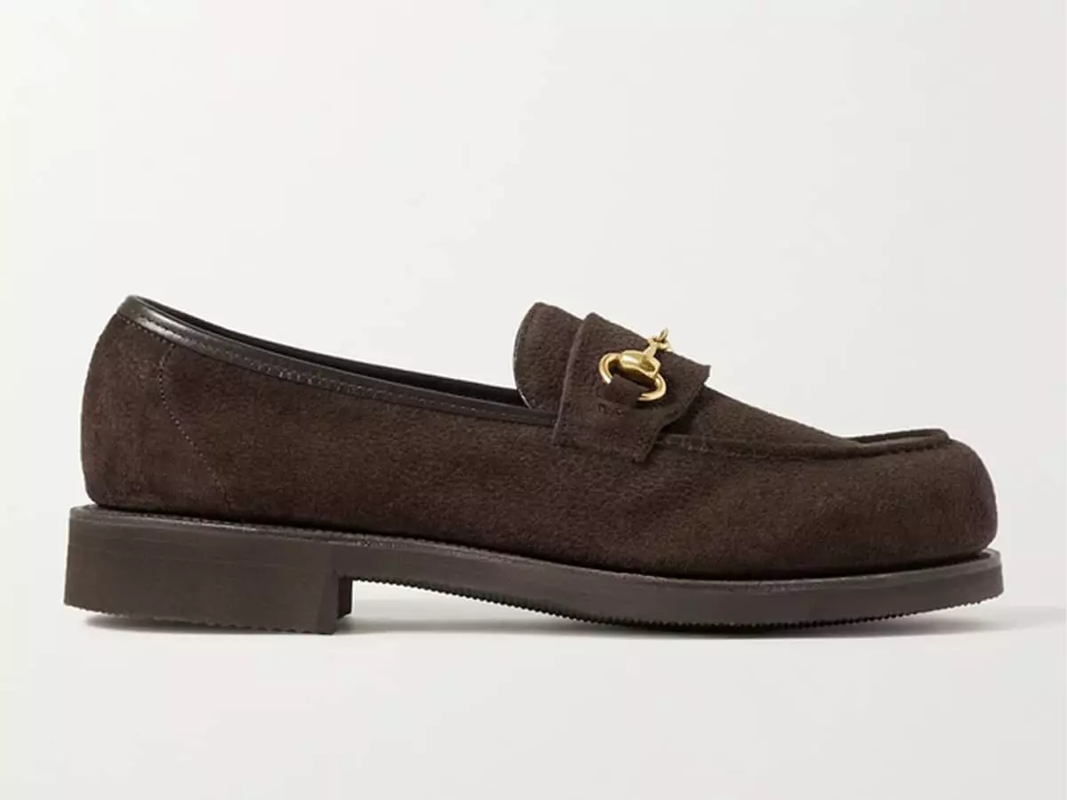 Colony full grain suede loafers