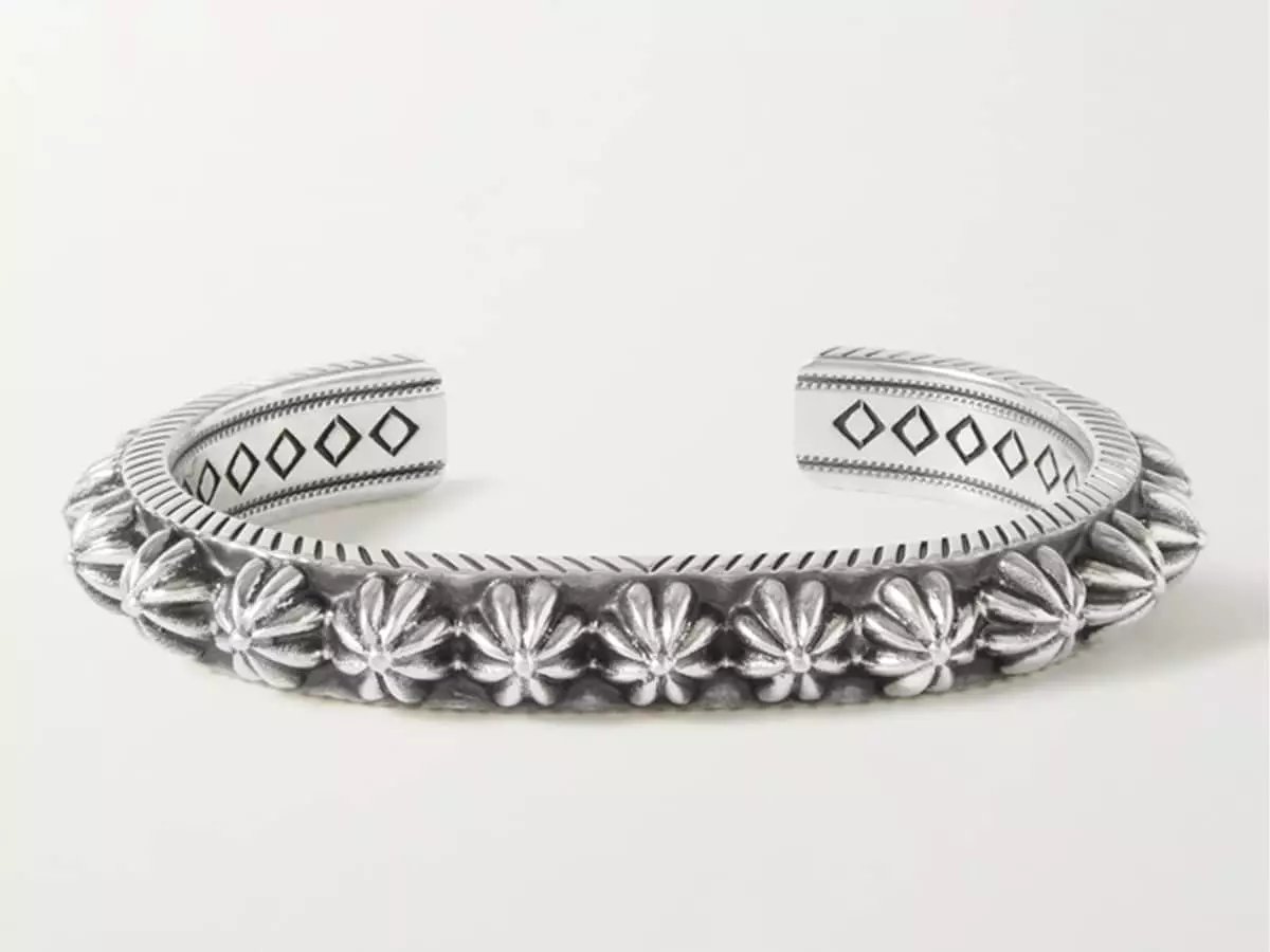 Indabyo zibyibushye sterling silver cuff