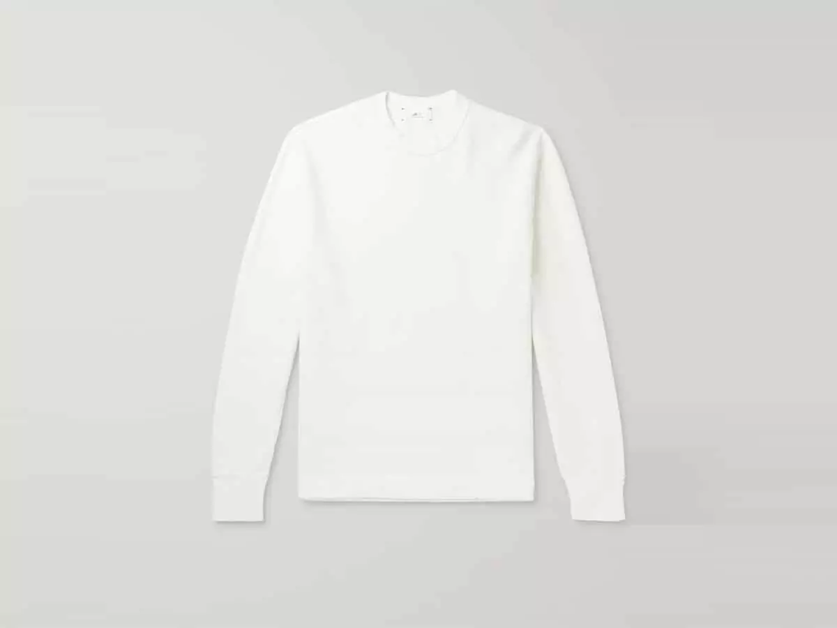 Sweatshirt ji pembû organîk jersey Japanese