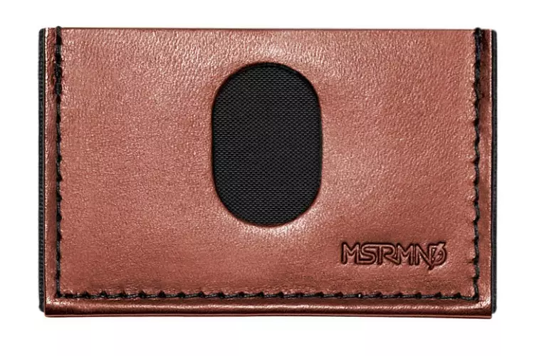 mstrmnd brown slimplistic wallet