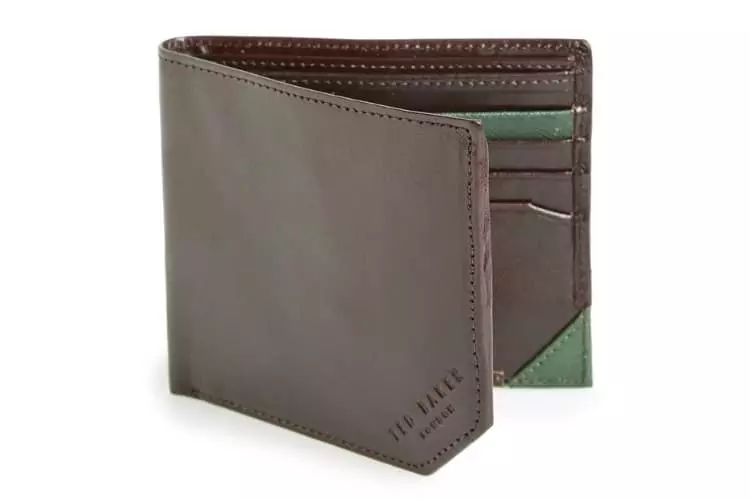 ted baker london leather bifold wallet