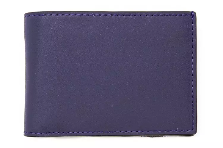 jack spade bicolor index wallet ກັບ elastic