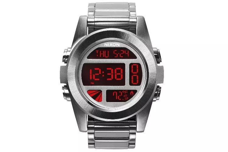 nixon a3601263 00 relógio de prata automático