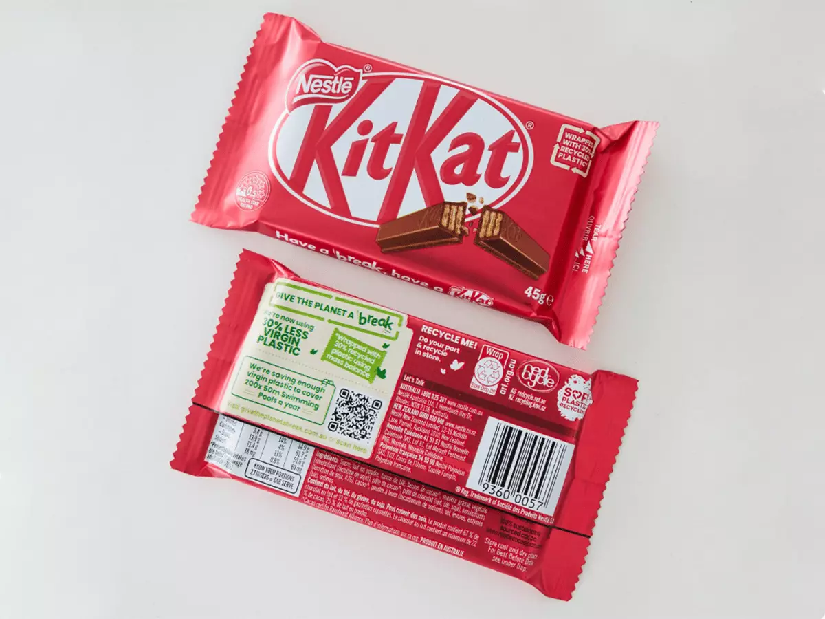 KitKat አዲስ ማሸጊያ